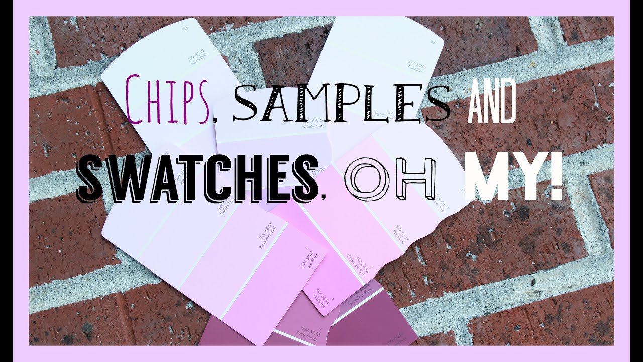 Paint Chips, Samples, and Swatches, Oh My! - YouTube
