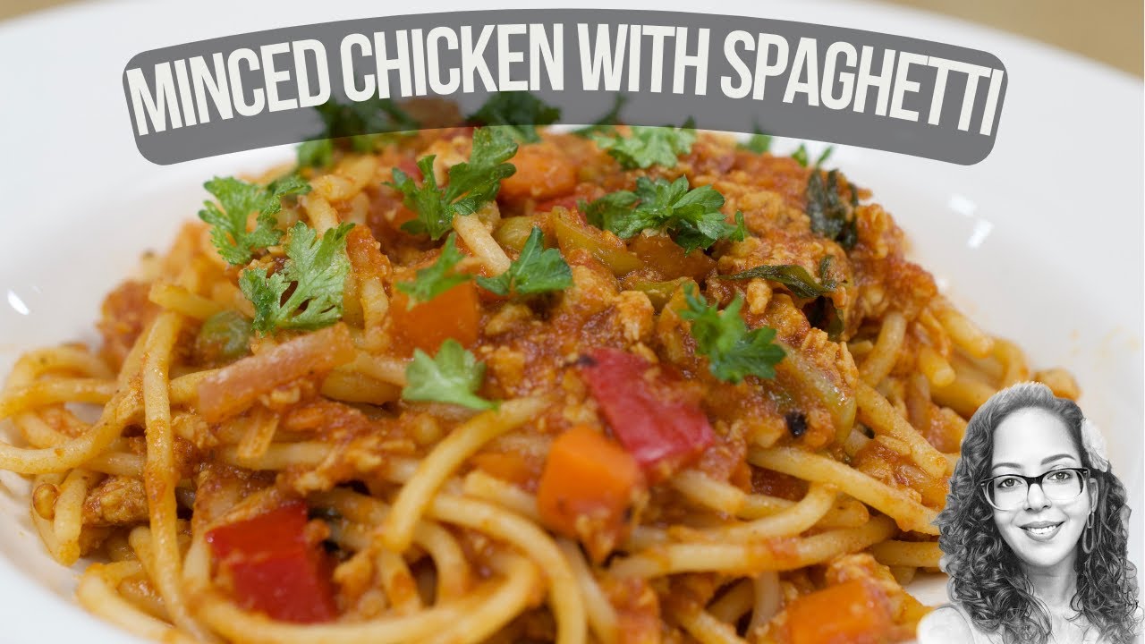 Minced Chicken With Spaghetti - YouTube