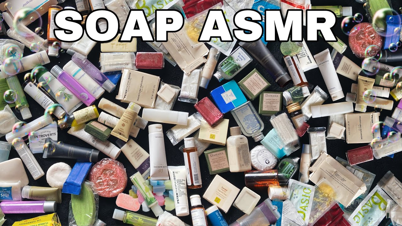 ASMR// My Huge HOTEL SOAP collection 🧼 100+ soaps - YouTube