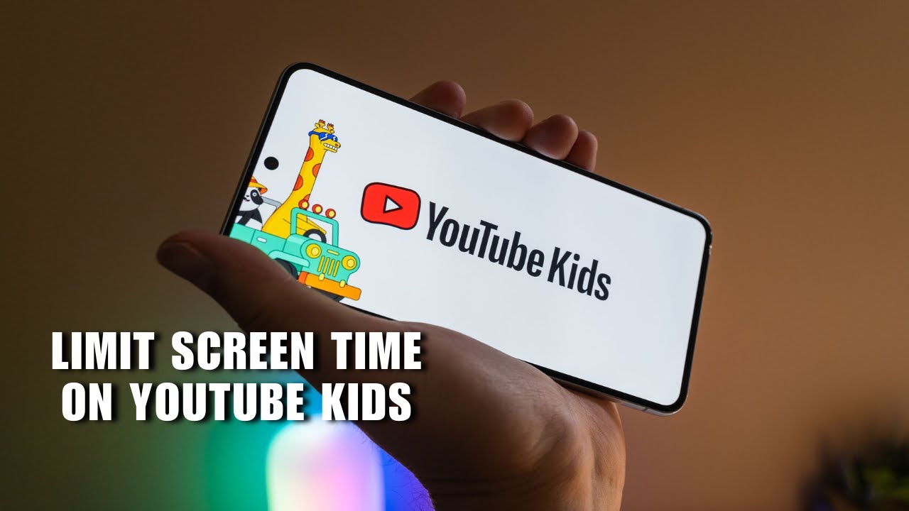 How to Limit Screen Time on YouTube Kids - YouTube
