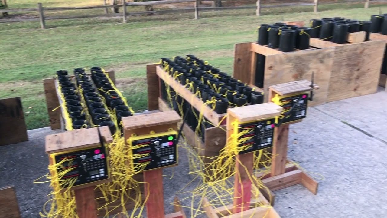 Fireworks Show setup Labor Day 2021 - YouTube