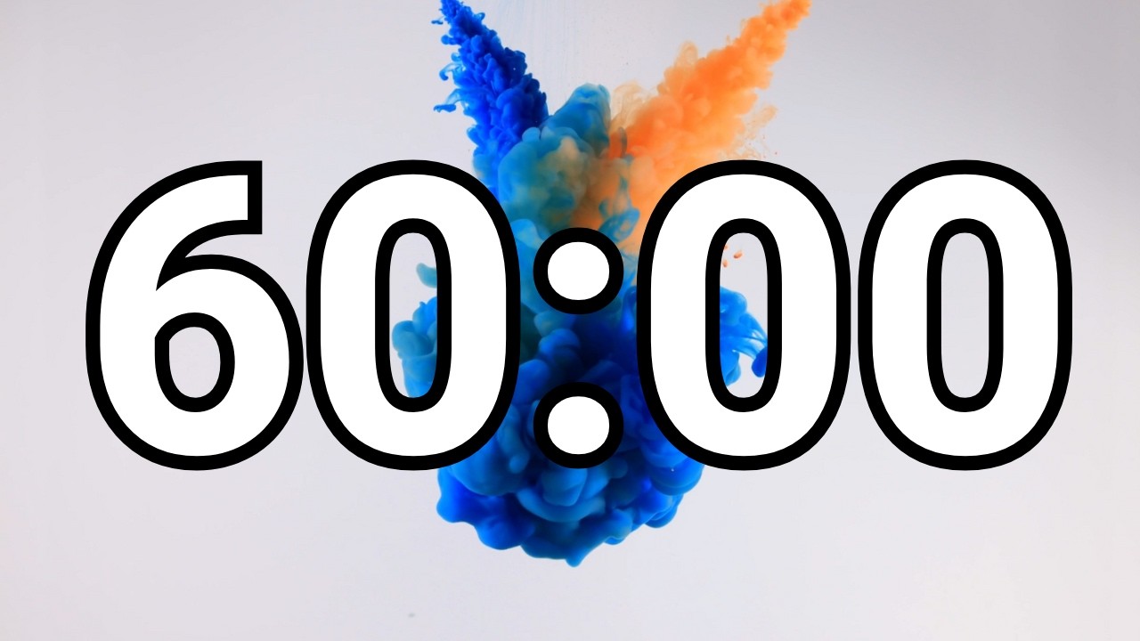 60 Minute Relaxing Timer (Relaxing) - YouTube