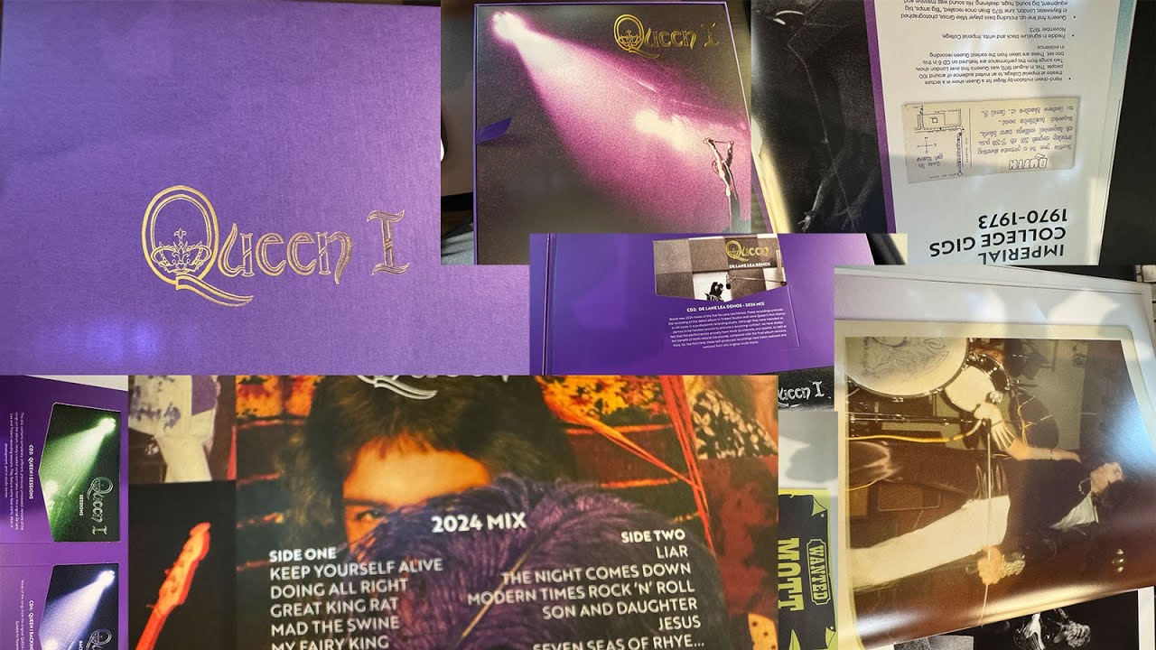 Queen 1 Collector's Edition Box Set Unboxing - YouTube