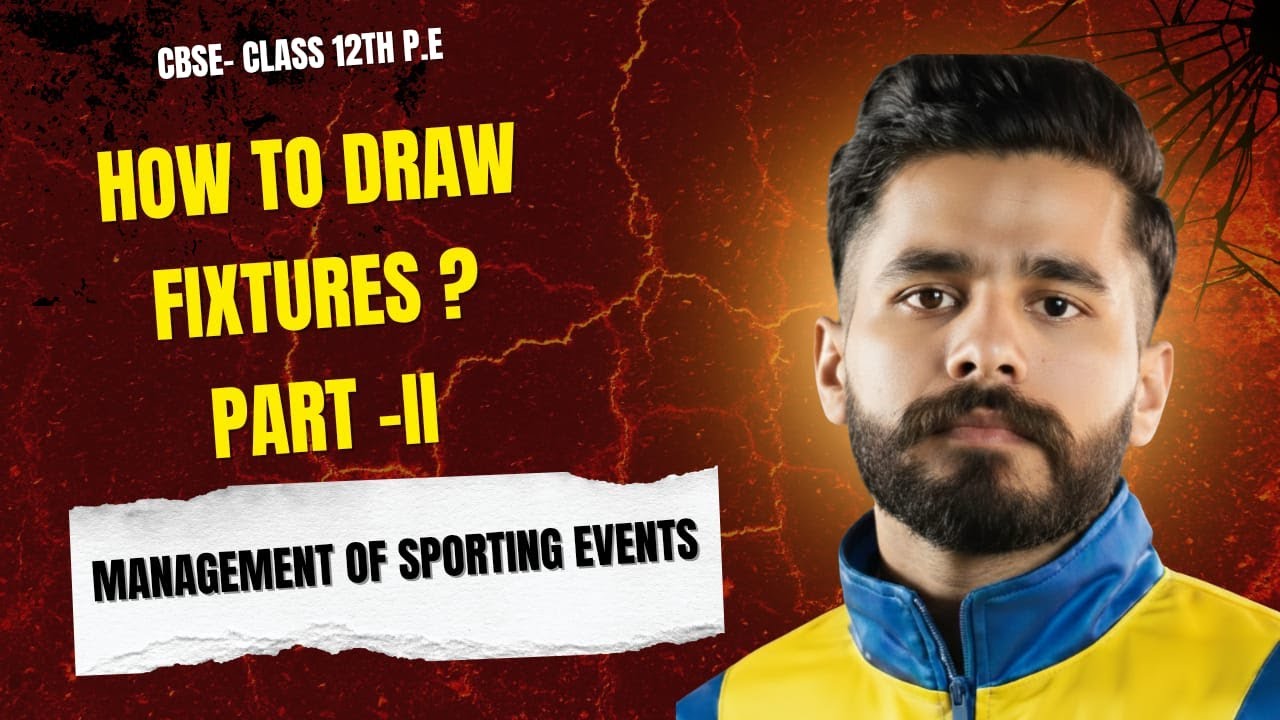 How To Draw Fixtures (Knockout, League& Combination) | Unit -1(Part-II ...