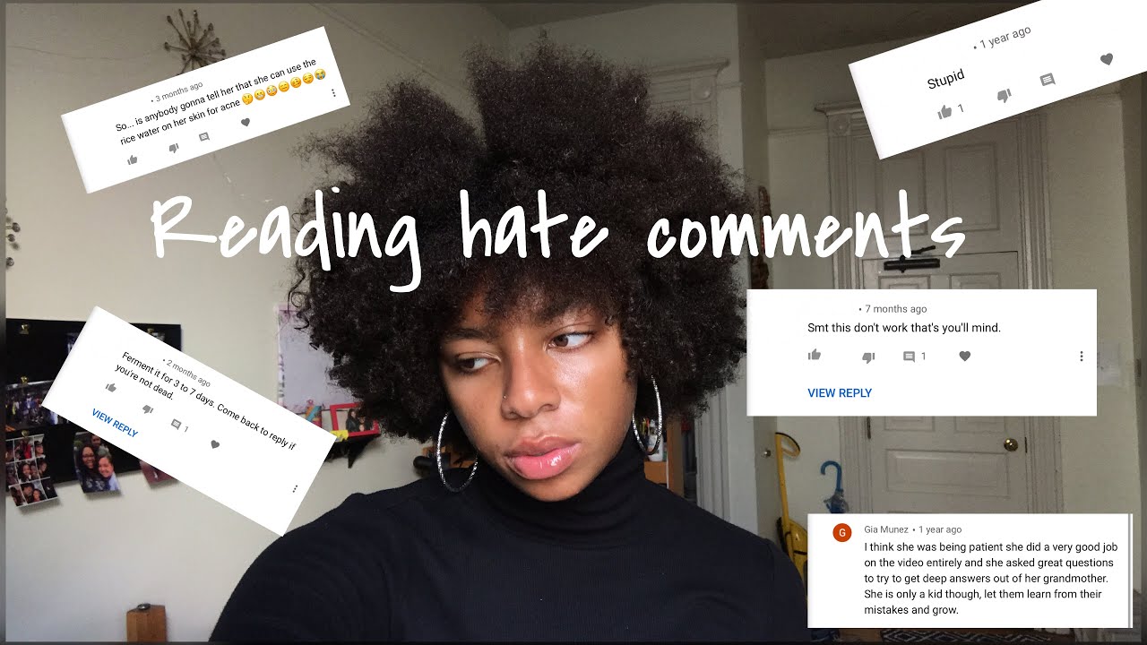 Responding to Hate Comments - YouTube