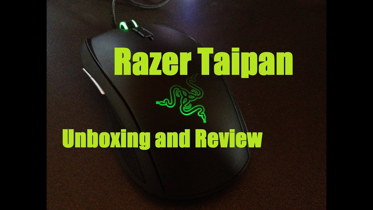 Razer Taipan - Unboxing and Review - YouTube