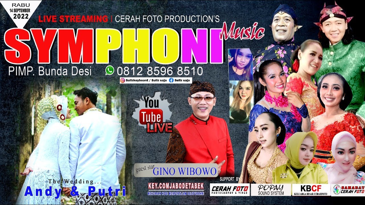 LIVE 🔴Campursari SYMPHONI MUSIC || Nikahan " PUTRI & ANDY " II POPAY ...