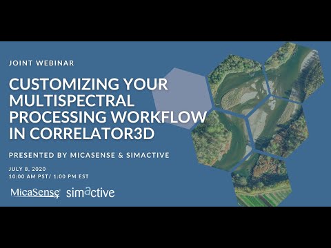 Customizing Your Multispectral Processing Workflow in Correlator3D - YouTube