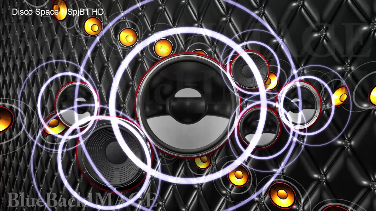 Disco DJ Speaker sound beat club dance floor stage room Disco Space ...