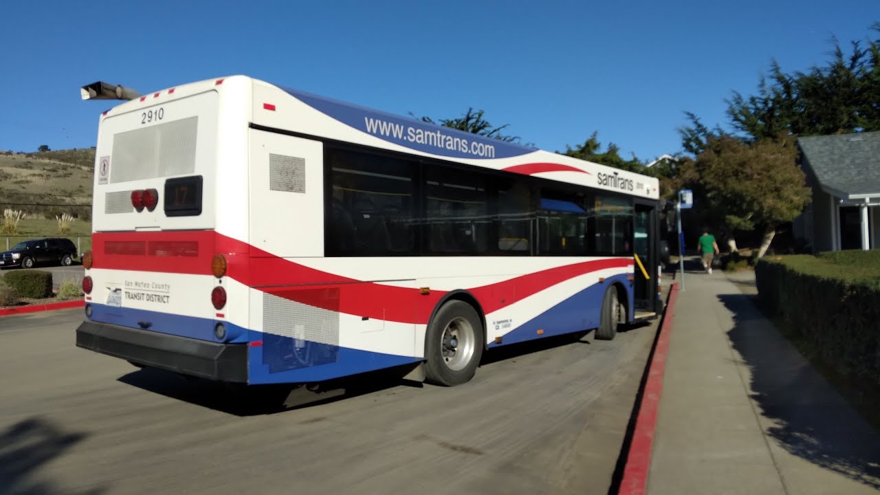 SamTrans 2013 Gillig Low Floor 29' 2910 on Route 17 - YouTube