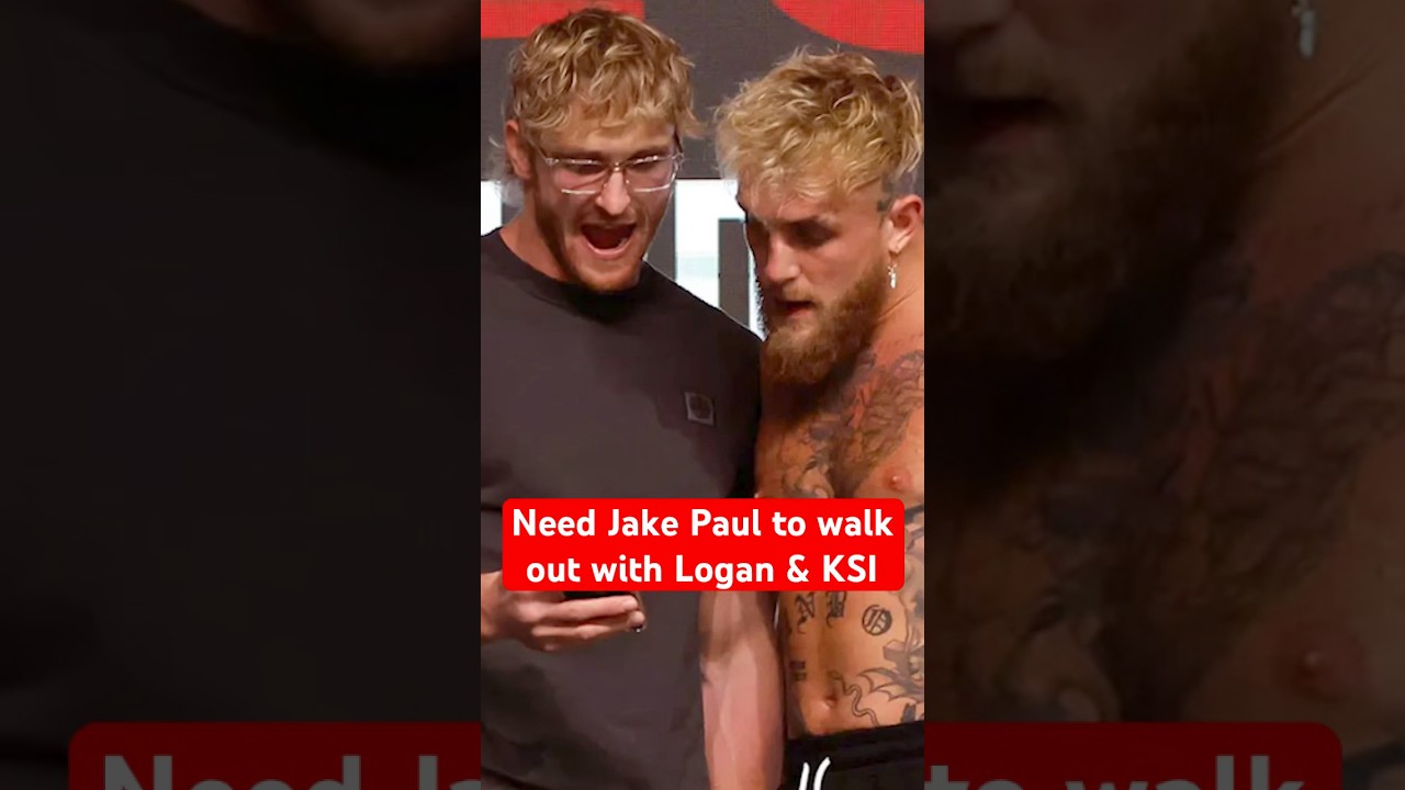 Need Jake Paul to walk out with Logan & KSI #boxing #jakepaul # ...