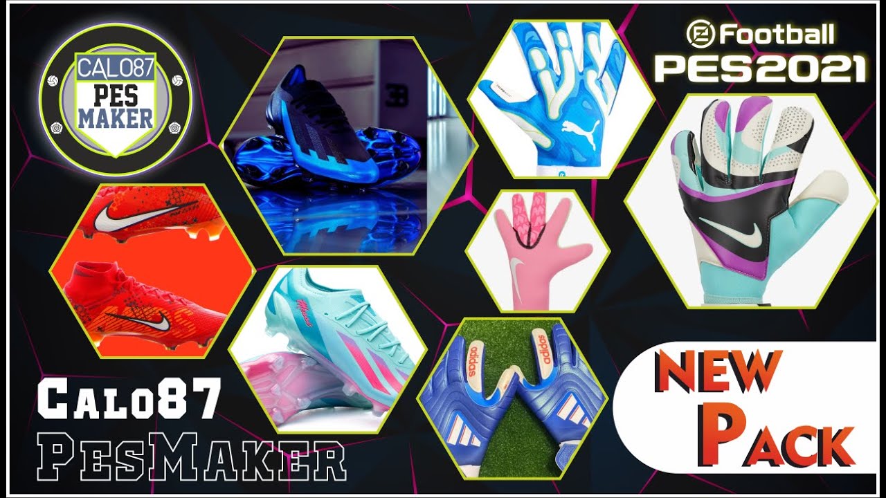 🔥 PES2021 🔥LINK BOOTS Y GLOVES - YouTube