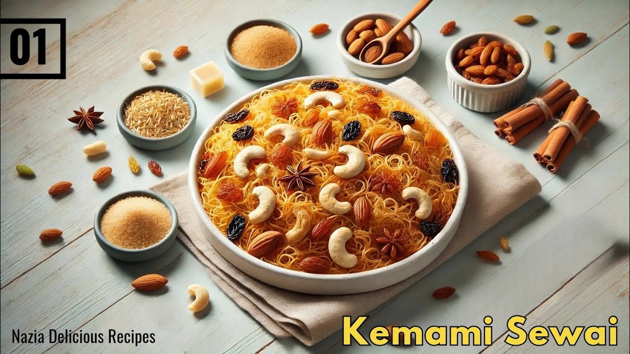 Delicious Kemami Sewai Recipe | Ramadan Special | Easy Sweet Recipe ...