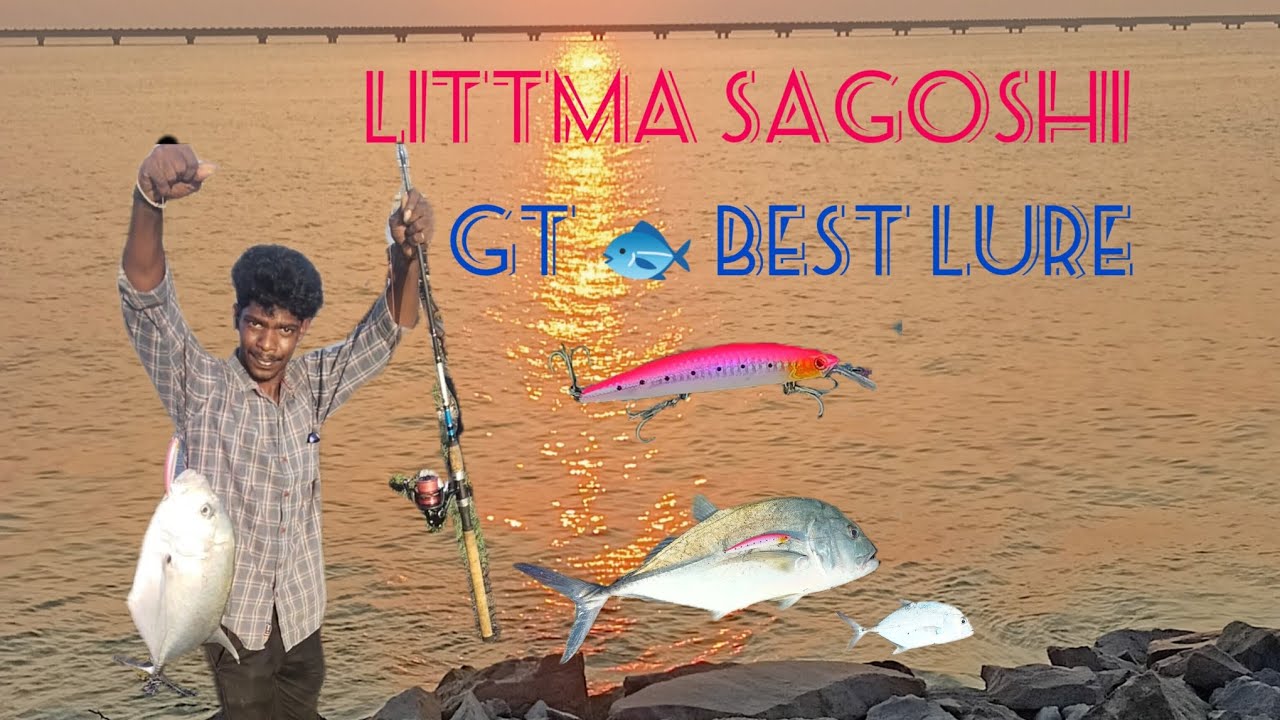 big size GT 💥 CATCH 🪝🐟 LITTMA SAGOSHI GT ⚡ fish 🎣best lure 🐟#fishing # ...