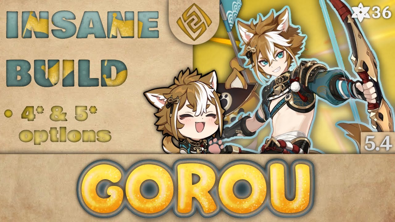 DEAD CHARACTER? | GOROU FULL GUIDE | Talents, Artifacts, Weapons, Team ...