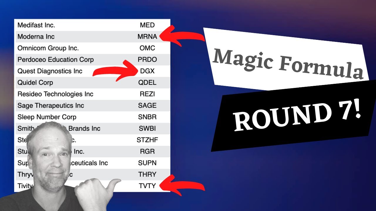 Magic Formula Investing Round 7! (LIVE PORTFOLIO UPDATE) - YouTube