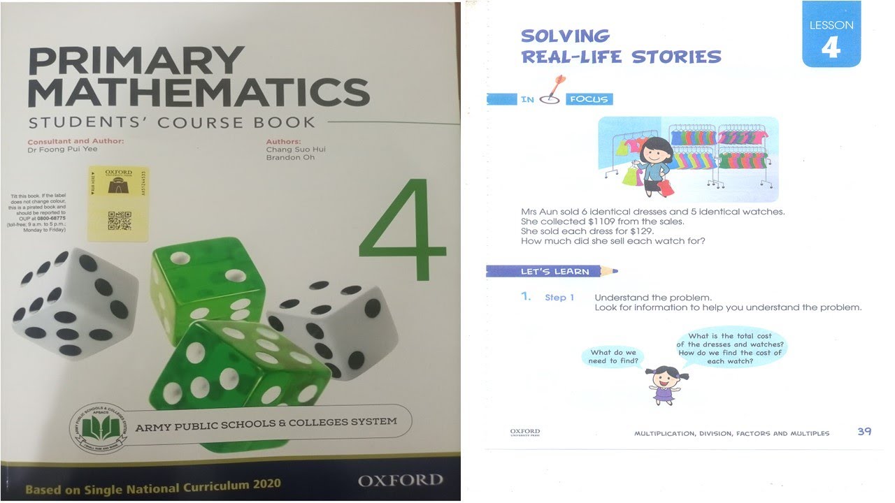 Primary Mathematics 4 Students Course Book. Chapter 2 Lesson 4 Page 39 ...