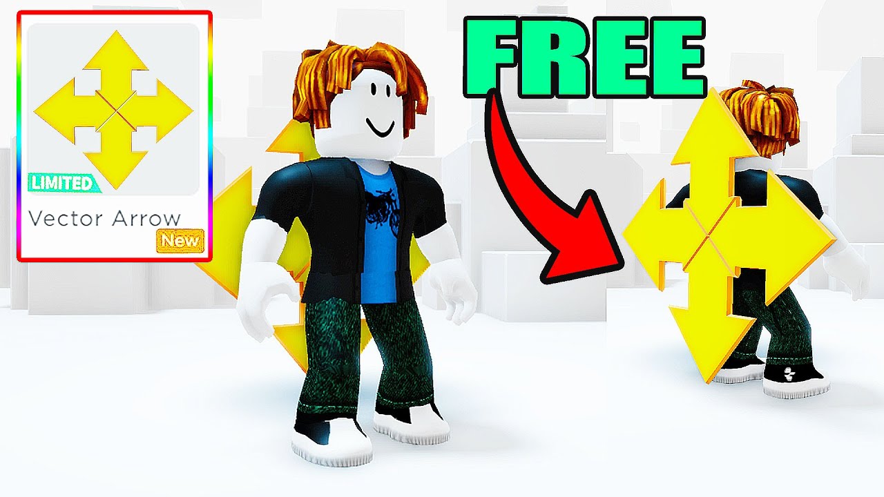 Get Free Accessories Vector Arrow in Roblox Now - YouTube