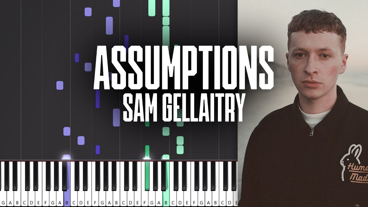Assumptions - Sam Gellaitry - Piano Tutorial + MIDI - YouTube