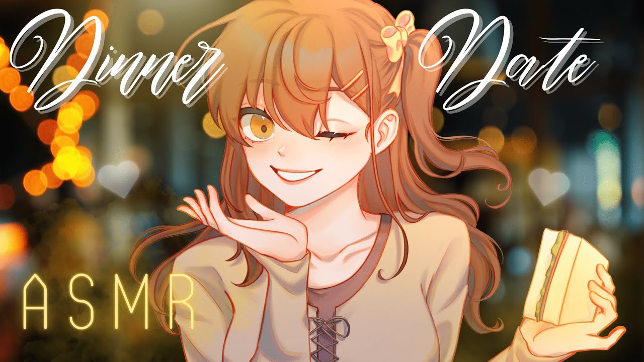 【ASMR】Dinner Date (Eating Sound, Soft Talking) - YouTube