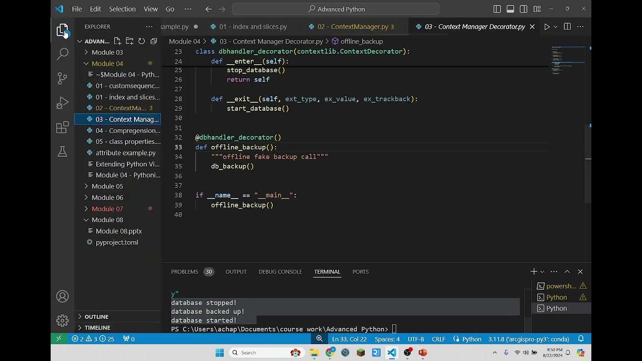 Extending Python Code Examples - YouTube