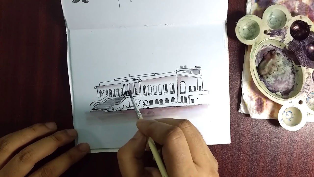 Haunted Places in Kolkata · Inktober Day #21 | National Library Kolkata ...