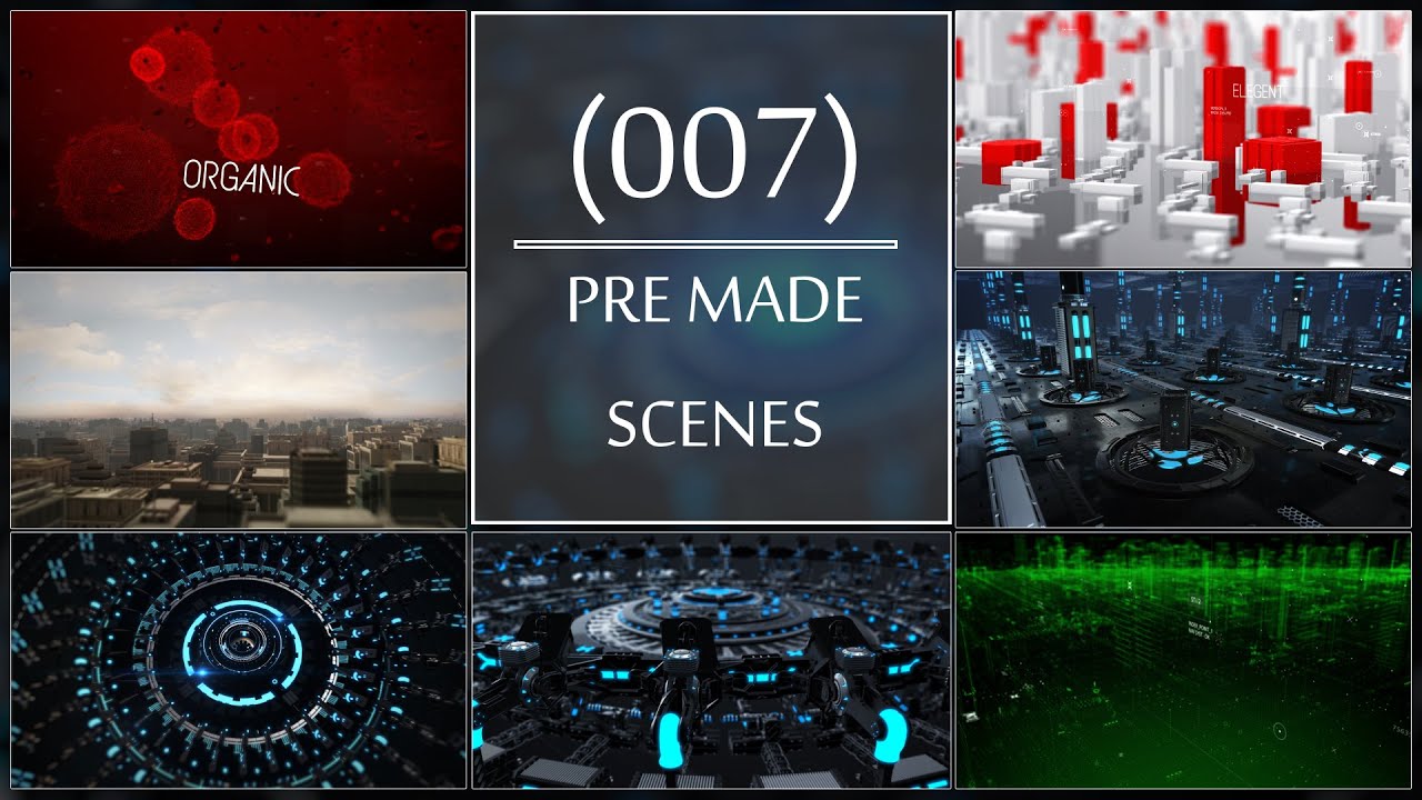 Animated Element 3D Scenes - YouTube