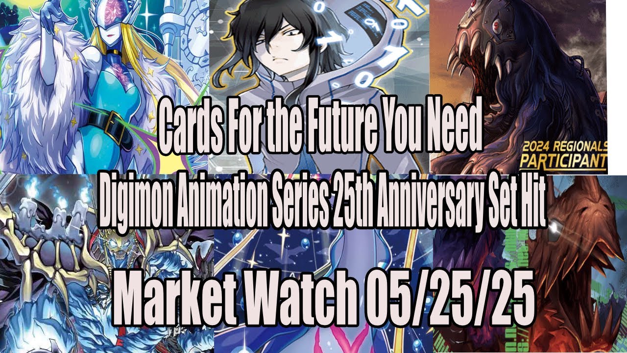 Cards For the Future You Need! Digimon 25th Anniversary Set Hit Market ...