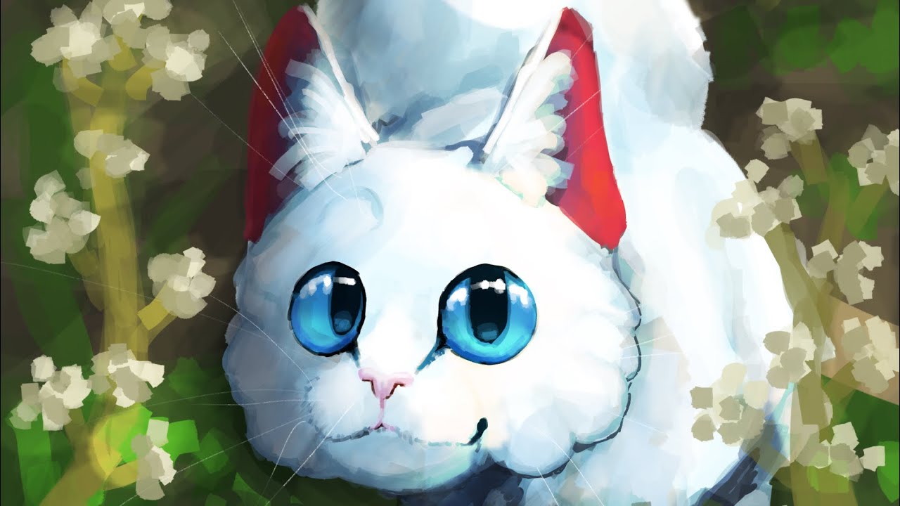 Morning snow - oc speedpaint - YouTube