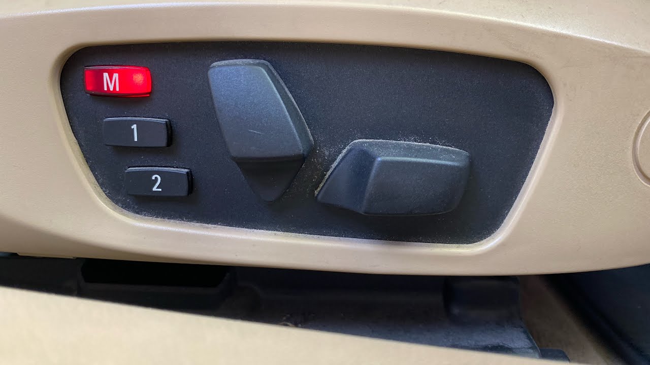 How to Set Memory Seat BMW E90_BMW Seat Memory - YouTube