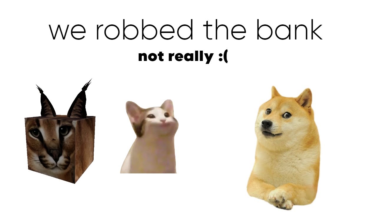 Doge popcat and floppas epic heist [FIRST VIDEO!] - YouTube