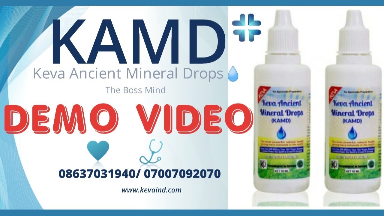 KAMD demo | Keva Ancient Mineral Drops Demo - YouTube