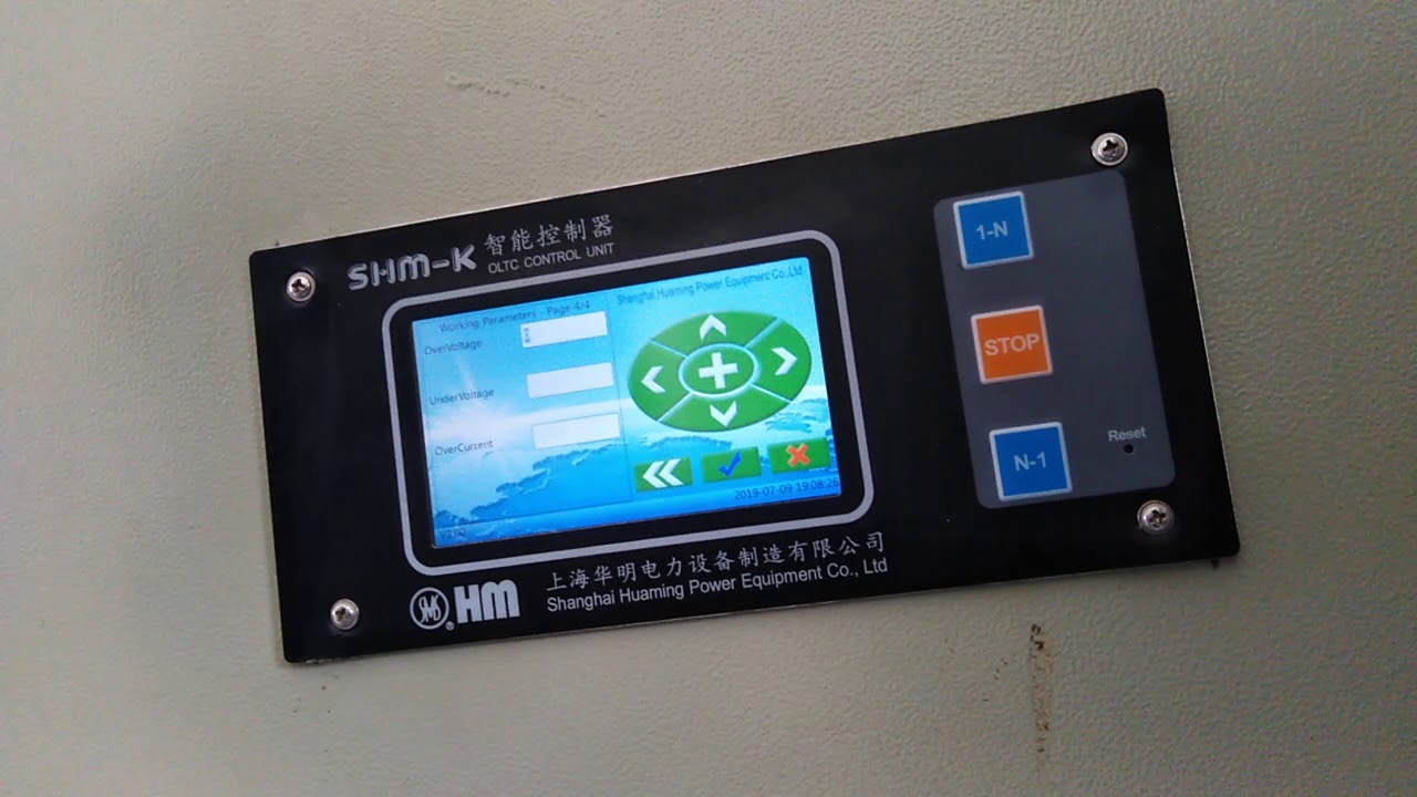 How to Automatic OLTC panel - YouTube