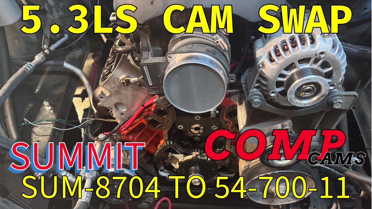 5.3LS cam swap - YouTube