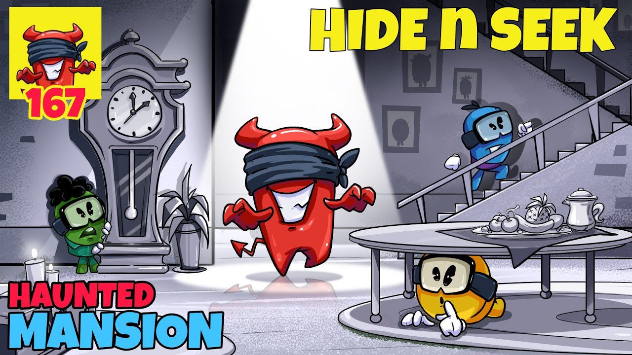 Locked In The Haunted Mansion With Devils || HIDE n SEEK || Silly ...