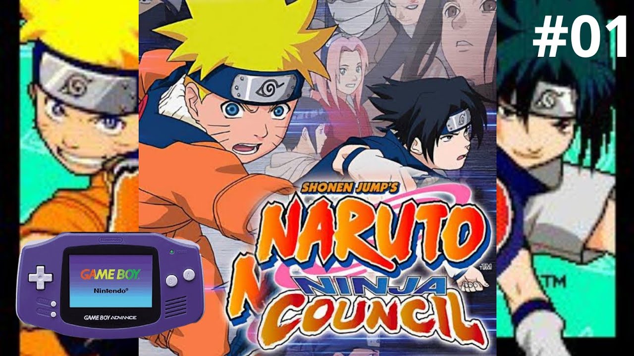 Jogando Naruto Ninja Concil do game boy advance #01 - YouTube