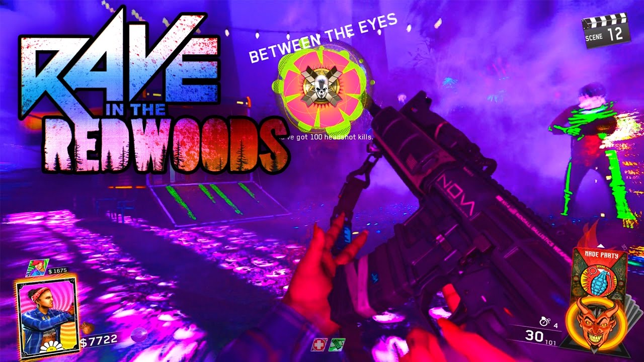 *NEW* RAVE IN THE REDWOODS GAMEPLAY! - First Look at New Zombies Rave ...