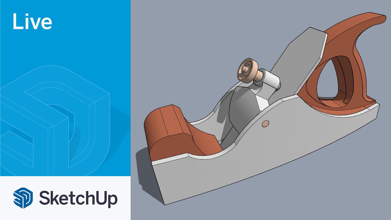Modeling A Hand Plane In SketchUp Live YouTube modeling-a-hand-plane-in-sketchup-live-youtube