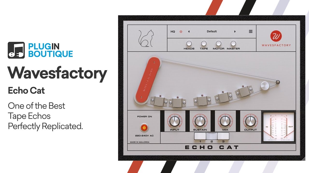 Echo Cat by Wavesfactory | Getting Started with a Tape Delay VST Plugin ...