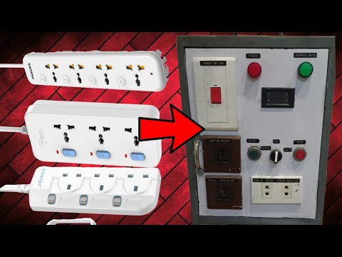 DIY PORTABLE MINI PANELBOARD WITH REMOTE CONTROL RELAY - YouTube