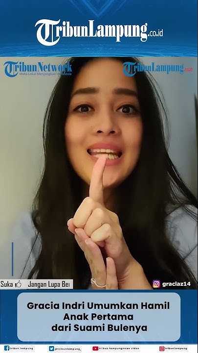 Selamat! Gracia Indri Umumkan Hamil Anak Pertamanya #shorts #tribunlampung - YouTube