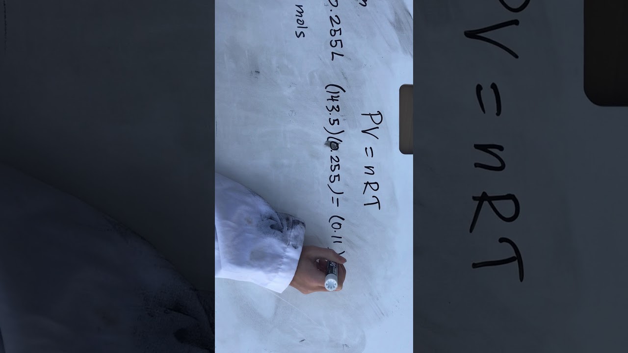 How to Solve a PV=nRT Equation #2 - YouTube