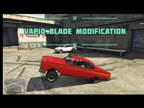 GTA 5 BEST Drag Racing Car GTA V Vapid Blade Customization Guide ...