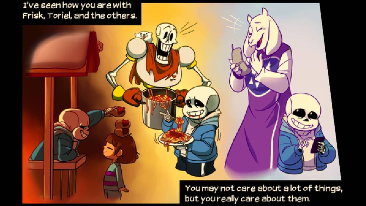 Sans and papyrus comic dub - YouTube