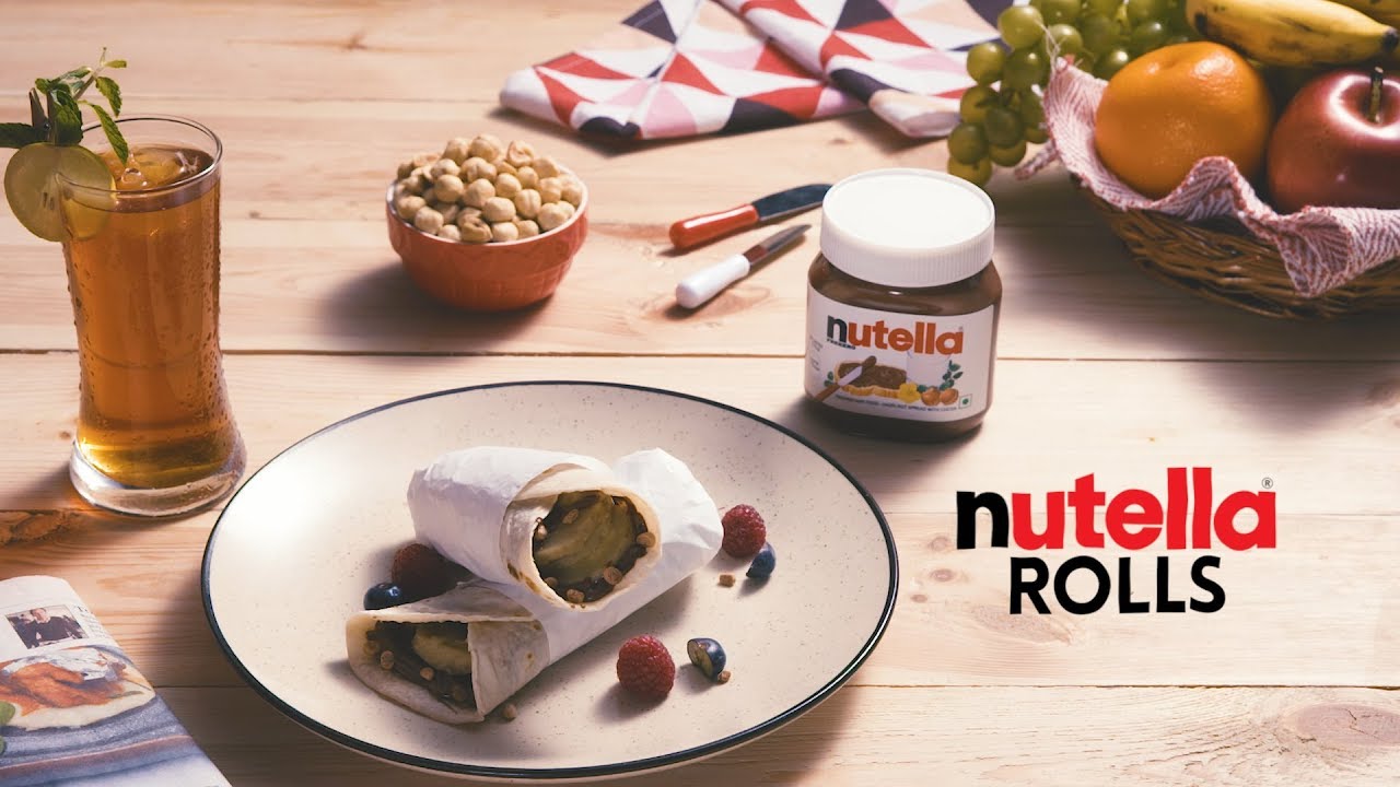 Nutella Roll | Nutella Breakfast Recipes - YouTube