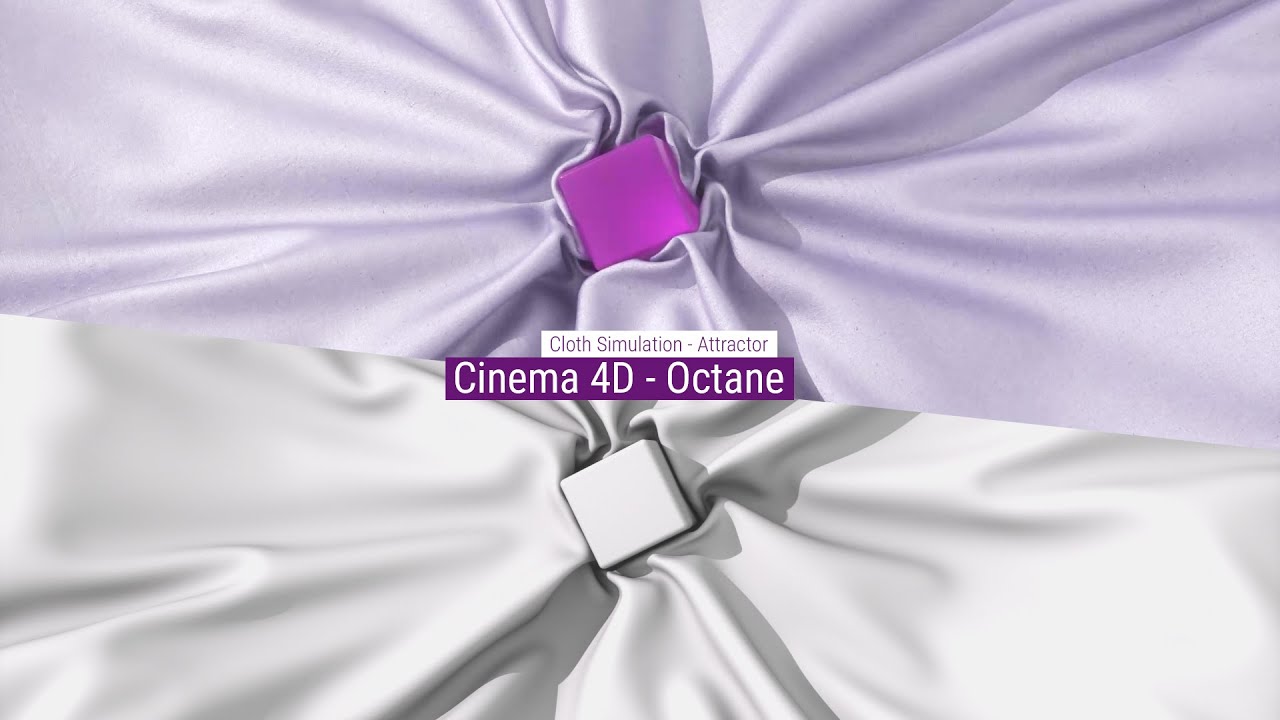 Cinema 4D Tutorial | Cloth Simulation - Attractor - YouTube