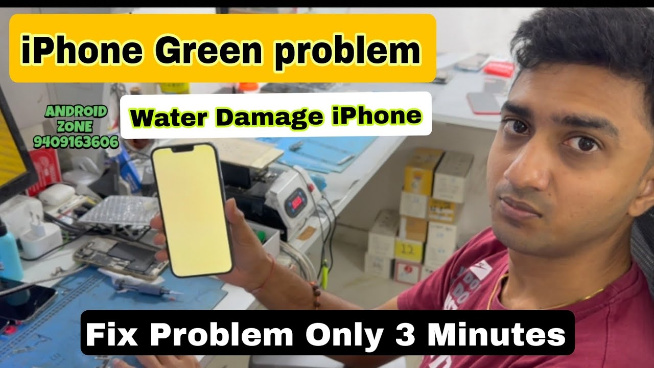 iPhone green problem solution / how to solve / iPhone green screen ...