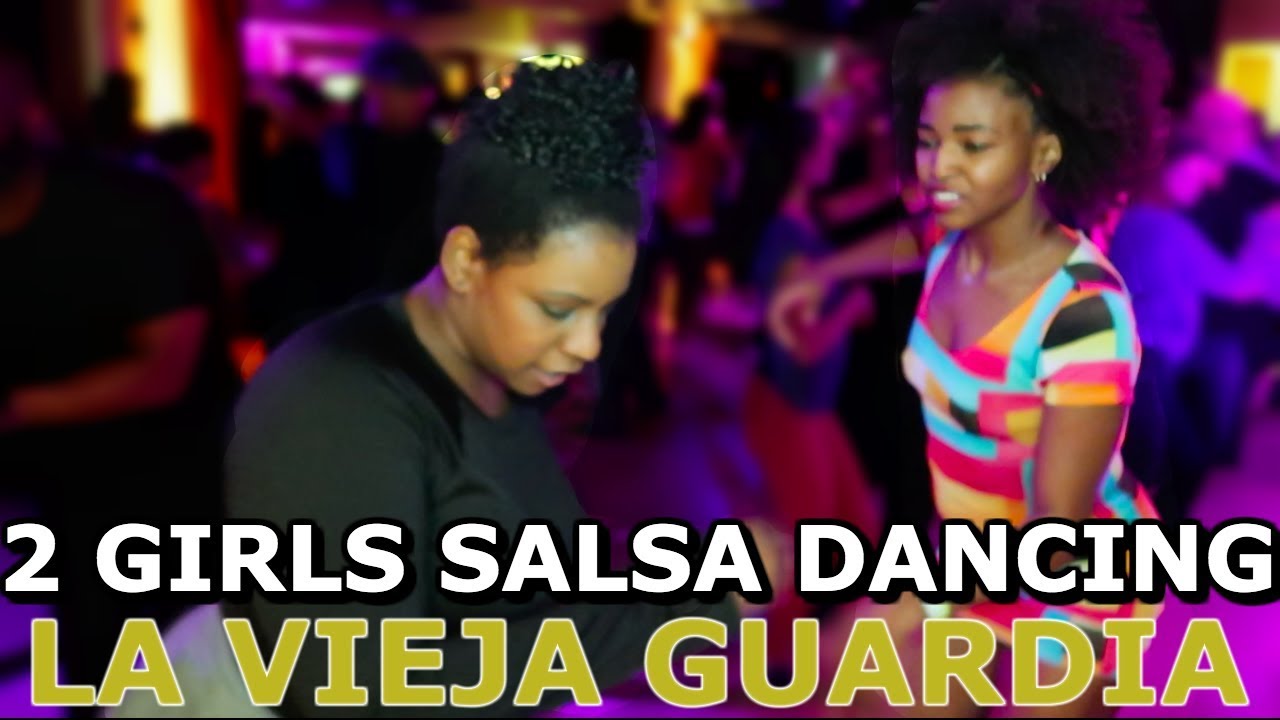How 2 Girls Salsa Dance - Social Dance at LVG - YouTube