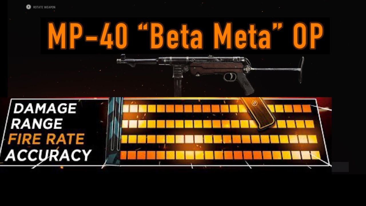 COD VANGUARD Beta MP-40 (NEW META GUN) - YouTube
