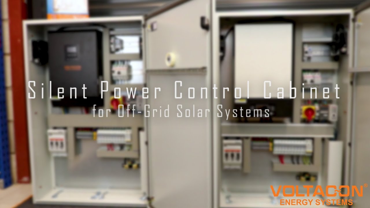 SILENT POWER PLUG 'N' PLAY PHOTOVOLTAIC CONTROL CABINET OFF GRID ...